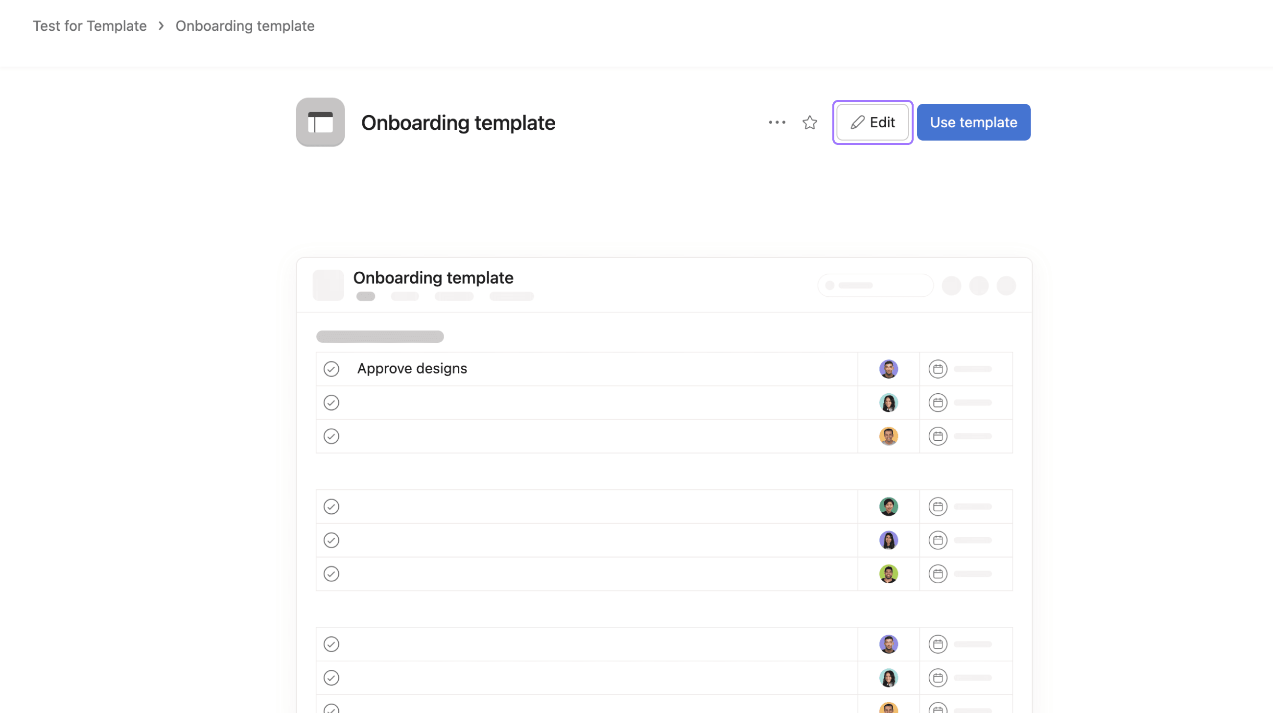 How To Use Asana Project Templates Product Guide Asana Product Guide